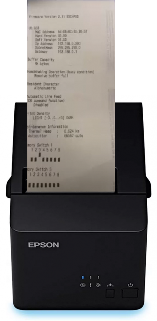 Visualizar IP da impressora epson tm-t20x